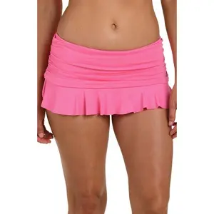 La Blanca Skirted Bikini Bottom - Rose Pink