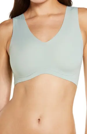 TRUE & CO TRUE & CO Body Lift V-Neck Bralette Jadeite
