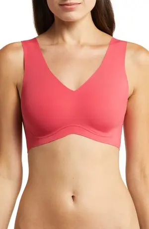 TRUE & CO TRUE & CO Body Lift V-Neck Bralette Raspberry
