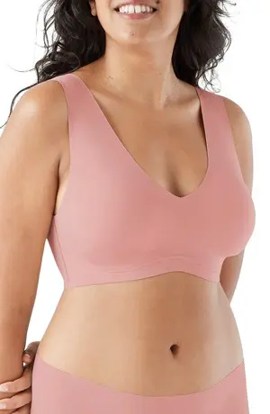 TRUE & CO TRUE & CO Body Lift V-Neck Bralette Whiskey Rose