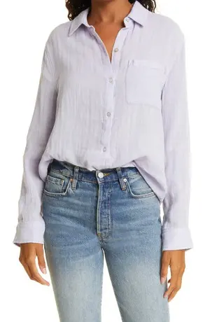 Rails Ellis Button-up Shirt Violet