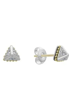 Lagos Ksl Diamond Stud Earrings