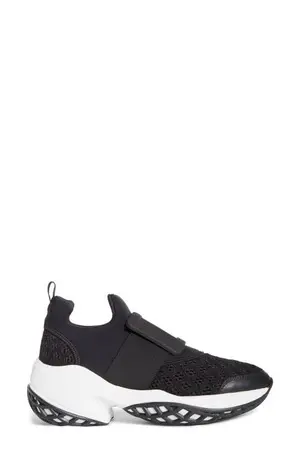 ROGER VIVIER Viv Run Slip-on Sneakers - Black