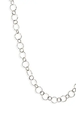 Armenta New World Hammered Chain Necklace