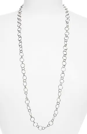 ARMENTA Armenta New World Hammered Chain Necklace