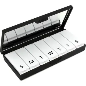 PORT AND POLISH Pill Box - Black
