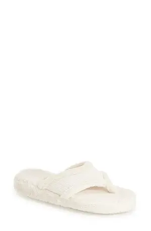 Acorn Waffle Spa Slipper - Natural