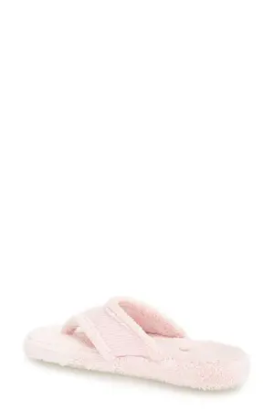 Acorn Waffle Spa Slipper - Pink
