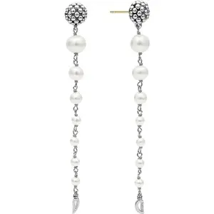 Lagos Luna Drop Earrings - Pearl