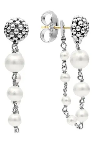 Lagos Luna Drop Earrings - Pearl