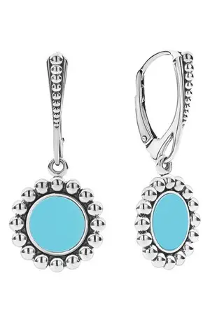 Lagos Sterling Ceramic Drop Earrings