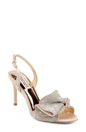 Badgley Mischka Rennie Embellished Slingback Sandal