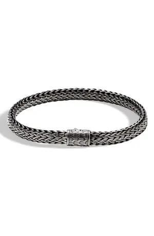 John Hardy John Hardy Icon Bracelet Silver/ Black