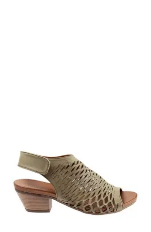 BUENO Lacey Slingback Sandal - Sage Leather
