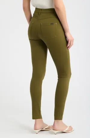 Hue Ultrasoft Denim Leggings - Dark Olive