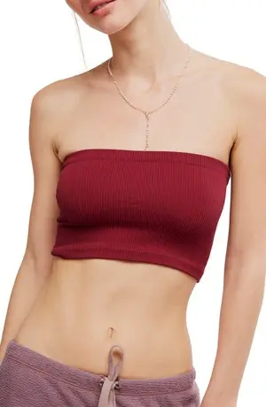 Free People FREE PEOPLE Intimately FP Amelia Bandeau Pomegranate