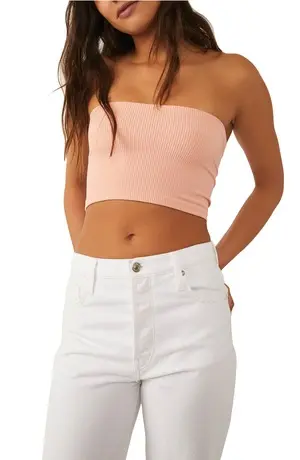 Free People Amelia Bandeau Bra Rose Blush