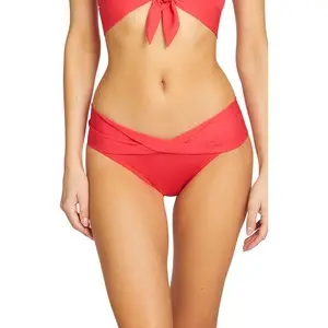 Robin Piccone Ava Twist Hipster Bikini Bottom - Sandia