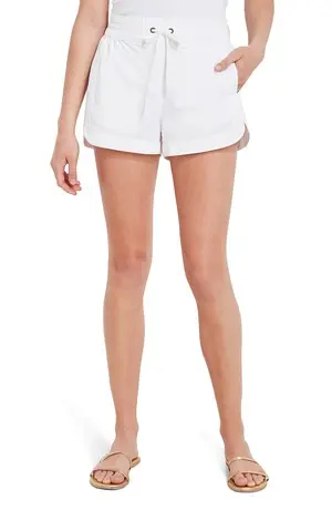 Vineyard Vines Harbor Seersucker Shorts - White Cap