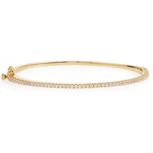 Nordstrom Cubic Zirconia Bangle - Clear- Gold