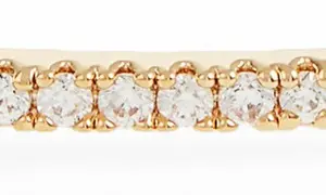 Nordstrom Cubic Zirconia Bangle - Clear- Gold
