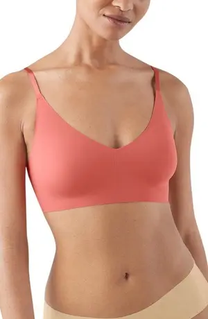 TRUE & CO The True Body Triangle Convertible Strap Bralette Desert Rose