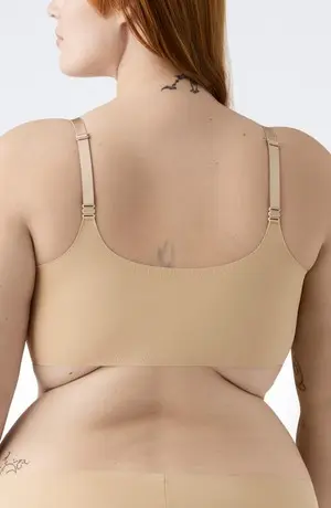 TRUE & CO The True Body Triangle Convertible Strap Bralette - Desert