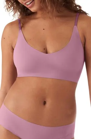 TRUE & CO The True Body Triangle Convertible Strap Bralette Dusky Orchid