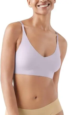 TRUE & CO The True Body Triangle Convertible Strap Bralette Lilac Mist
