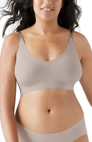 TRUE & CO The True Body Triangle Convertible Strap Bralette Mink