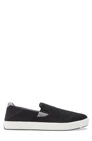 Olukai Lae'ahi Slip-on Sneaker - Black/black