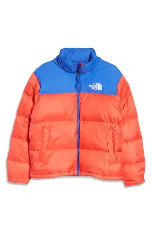 The North Face Nuptse 1996 Packable Quilted Down Jacket Horizon Red/ Blue
