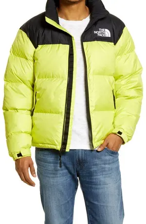 The North Face Nuptse 1996 Packable Quilted Down Jacket Sulphur Spring Green