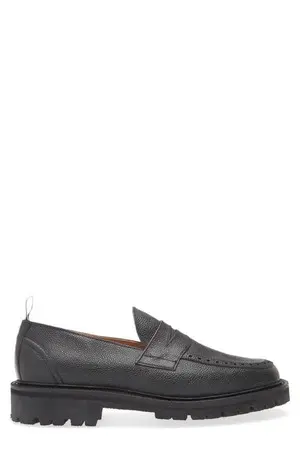 Thom Browne Penny Loafer - Black