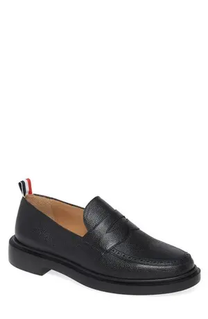 Thom Browne Penny Loafer - Black