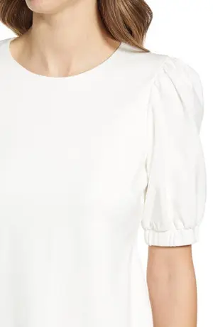 Eliza J Puff Sleeve A-line Dress