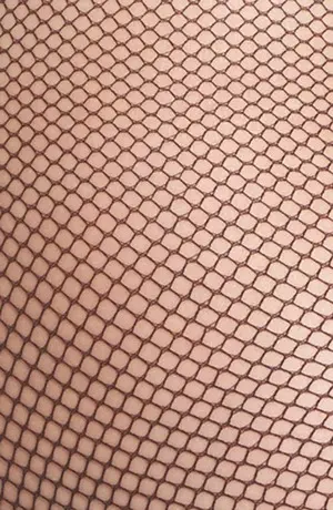 Oroblu Tricot Fishnet Tights - Black