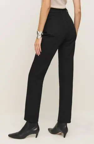 REFORMATION Cynthia High-rise Relaxed Jeans - Black