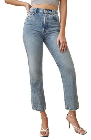 REFORMATION Cynthia High-Rise Relaxed Jeans Tangier