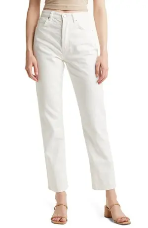 REFORMATION Cynthia High-Rise Relaxed Jeans Vintage White