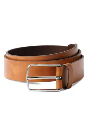 Allen Edmonds Broadway Avenue Leather Belt - Dark Walnut