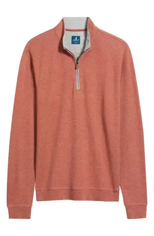 Johnnie-o Sully Quarter Zip Pullover - Canyon