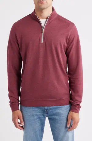 Johnnie-o Quarter Zip Sweaters For Men