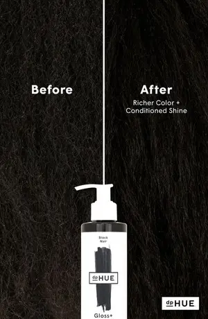 DPHUE Gloss+ Semi-permanent Hair Color & Deep Conditioner - Black