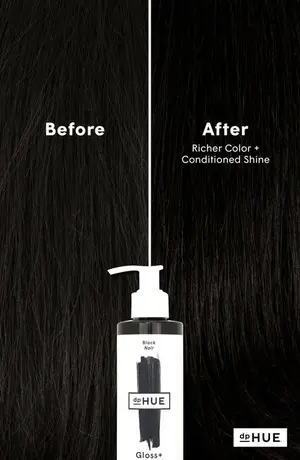DPHUE Gloss+ Semi-permanent Hair Color & Deep Conditioner - Black