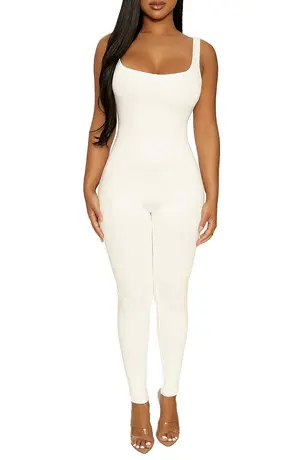 Naked Wardrobe Naked Wardrobe NW Jumpsuit Off White