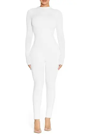 Naked Wardrobe Nw Jumpsuit - White