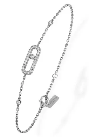 Messika Messika Move Uno Pavé Diamond Bracelet White Gold/diamond