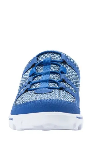 PROPET Travelactiv Mesh Slide Sneaker - Blue Fabric