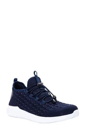 PROPET Travelbound Sneakers Navy Metallic Fabric